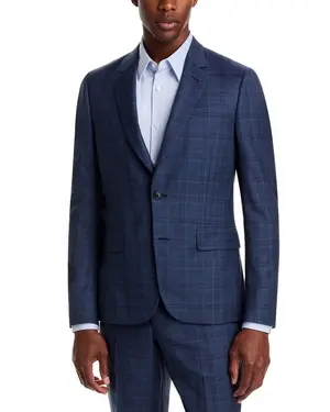 Paul Smith Soho Plaid Extra Slim Fit Suit - Navy