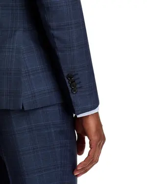 Paul Smith Soho Plaid Extra Slim Fit Suit - Navy