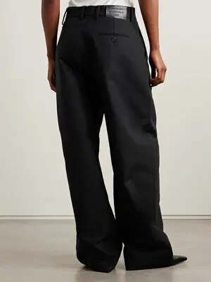 Acne Studios Organic Cotton-sateen Wide-leg Pants