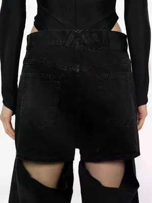 Attico Cut-out Jeans - Black