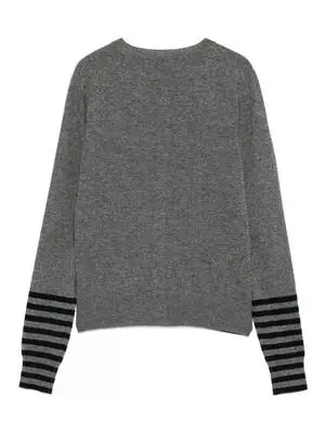 Plan C Stripe-detail Cardigan