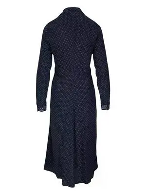 Veronica Beard Lex Polka-dot Midi Shirt Dress