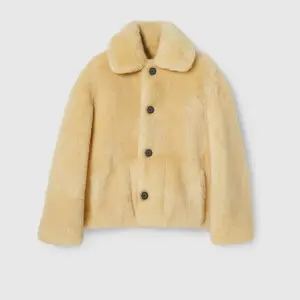 Gucci Shearling Jacket - Beige
