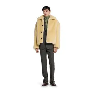 Gucci Shearling Jacket - Beige