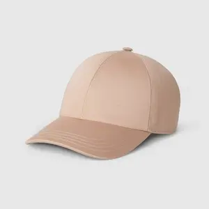 Gucci Cotton Baseball Cap With Embroidery - Pink