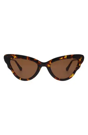 FLORENCE BY MILLS 51mm Butterfly Sunglasses - Tort