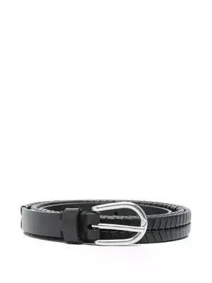 Marc O'polo Braided Leather Belt - Black