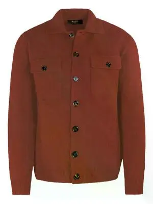 MOORER Button-up Knitted Shirt