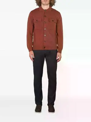 MOORER Button-up Knitted Shirt