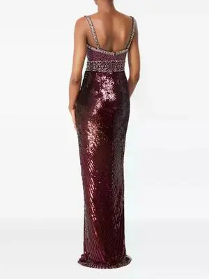Jenny Packham Only You Sequin Embellished Gown - Pink