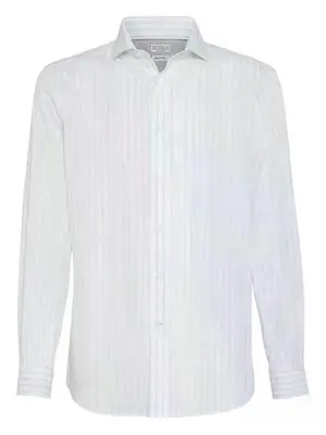 Brunello Cucinelli Striped Cotton Shirt