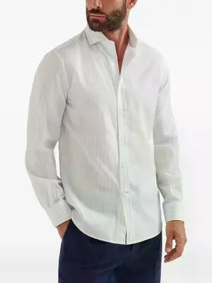 Brunello Cucinelli Striped Cotton Shirt
