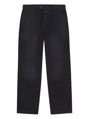 Closed Black Wash Bottoms For Men
