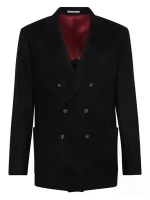Brunello Cucinelli Double-breasted Blazer - Black