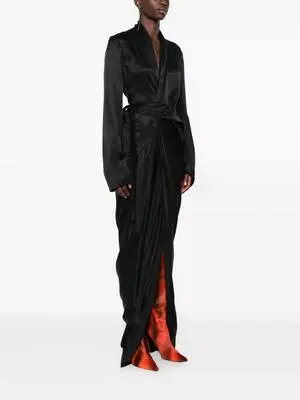 Rick Owens Draped Wrap Dress