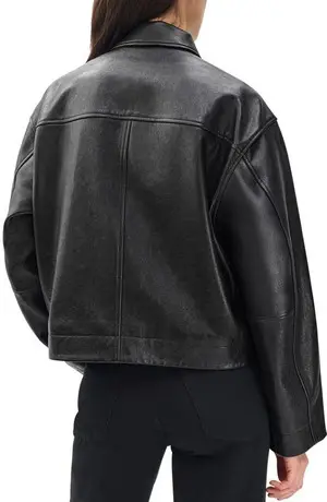 Rag & Bone Nonie Leather Jacket - Black