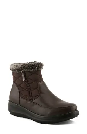 SPRING STEP SHOES Waterproof Winter Boot - Dark Brown