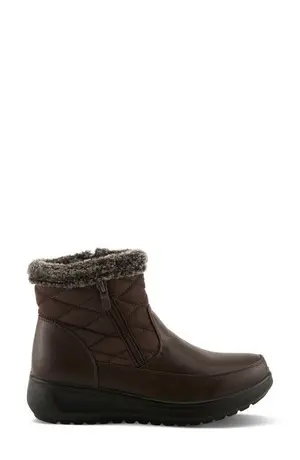 SPRING STEP SHOES Waterproof Winter Boot - Dark Brown