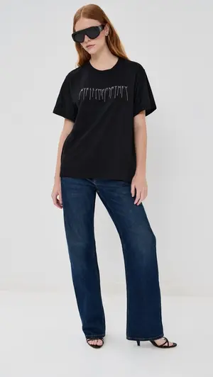 Stella McCartney Logo Embroidered T-shirt