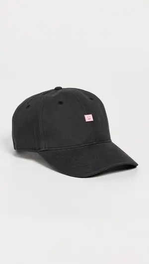 Acne Studios Face Stud Cap - Black