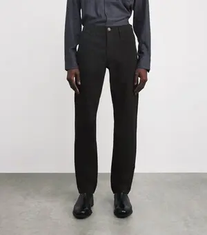 Paige Transcend Vintage Doheny Straight Jeans - Black