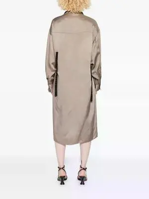 FEDERICO CINA High-neck Shirt Dress