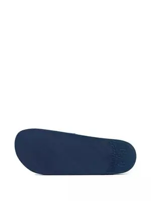 Mcm Monogram Print Slides - Blue