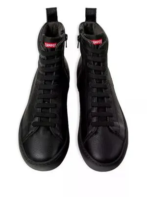 Camper Peu Cami Leather Lace-up Combat High Top Boots