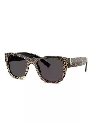 Dolce & Gabbana Leopard-print Square Sunglasses