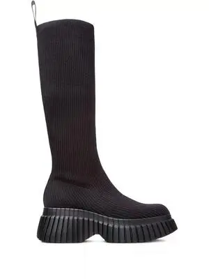 Camper Pix Bcn Ribbed-knit Boots
