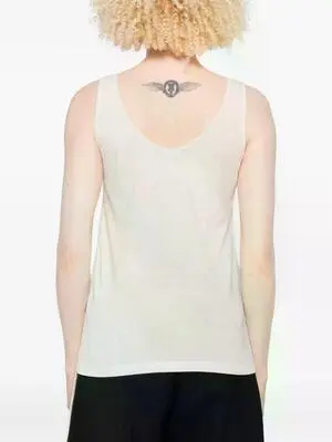 Fendi Embellished Tank Top - Neutrals