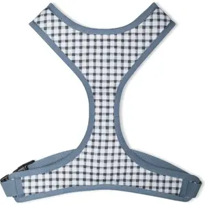 FRINGE STUDIO Painted Gingham Dog Harness - Black/white Multi