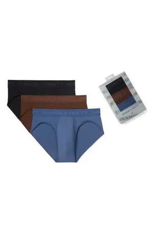 SAVAGE X FENTY Shadow Fit 3-pack Briefs Black/brown/blue