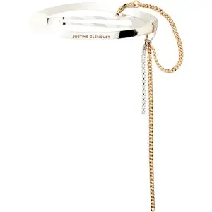 JUSTINE CLENQUET Amber Hair Clip - Gold/palladium