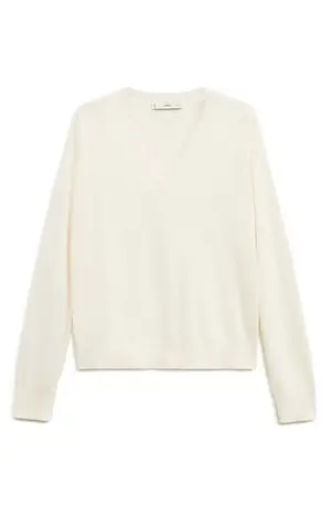 Mango V-neck Fine Knit Sweater