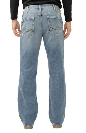 SILVER JEANS CO. Zac Relaxed Fit Straight Leg Jeans - Bond