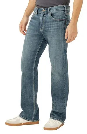 SILVER JEANS CO. Zac Relaxed Fit Straight Leg Jeans