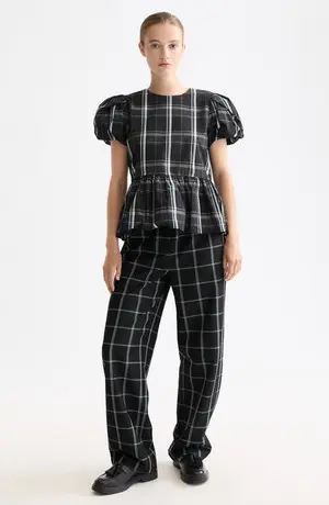 Scotch & Soda High Waist Drawstring Trousers