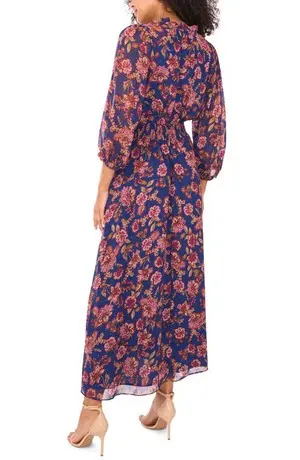 Vince Camuto Metallic Floral Maxi Dress