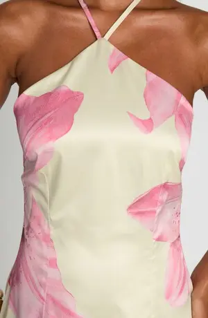 Princess Polly Gardens Of Eden Halter Minidress