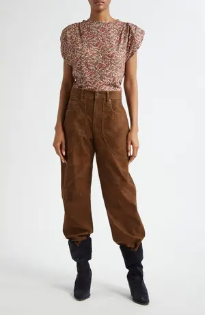 Isabel Marant Étoile Devani Cap-sleeve Top