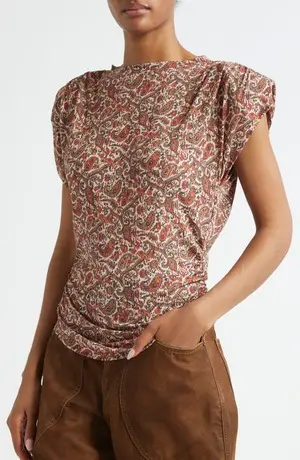 Isabel Marant Étoile Devani Cap-sleeve Top