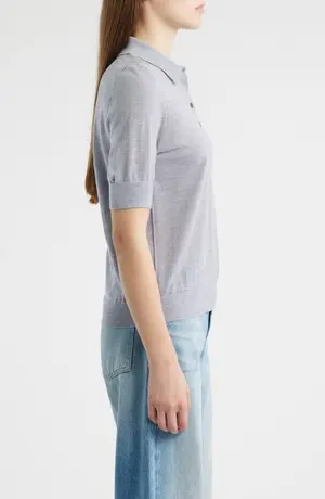 BOSS Fidenka Virgin Wool Polo Sweater