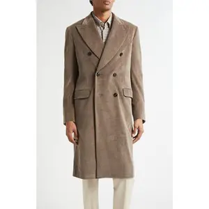 Boglioli Double-breasted Corduroy Coat