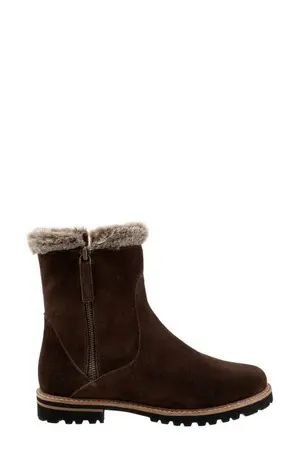 Trotters Faux Fur Trim Boots