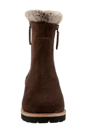 Trotters Faux Fur Trim Boots