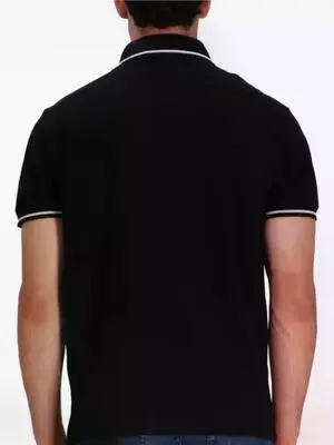 Emporio Armani Tipped-collar Cotton Polo Shirt