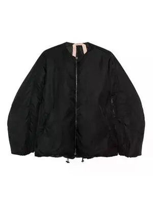 N°21 Balloon-shape Zip-front Bomber Jacket