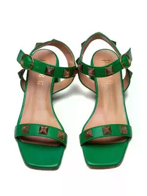 POCHE PARIS Buckle-fastening Studded Sandals