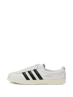 Adidas Three-stripe Leather Sneakers